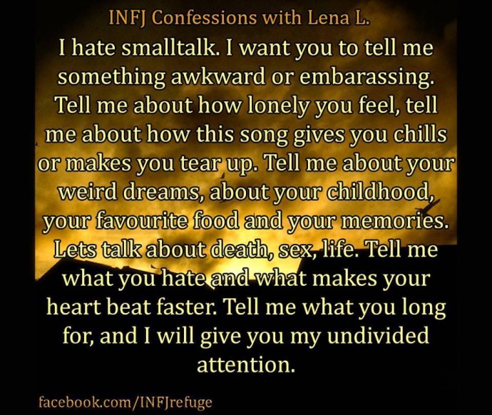 21 signs you're an INFJ personality type {told in pictures} - Introvert ...